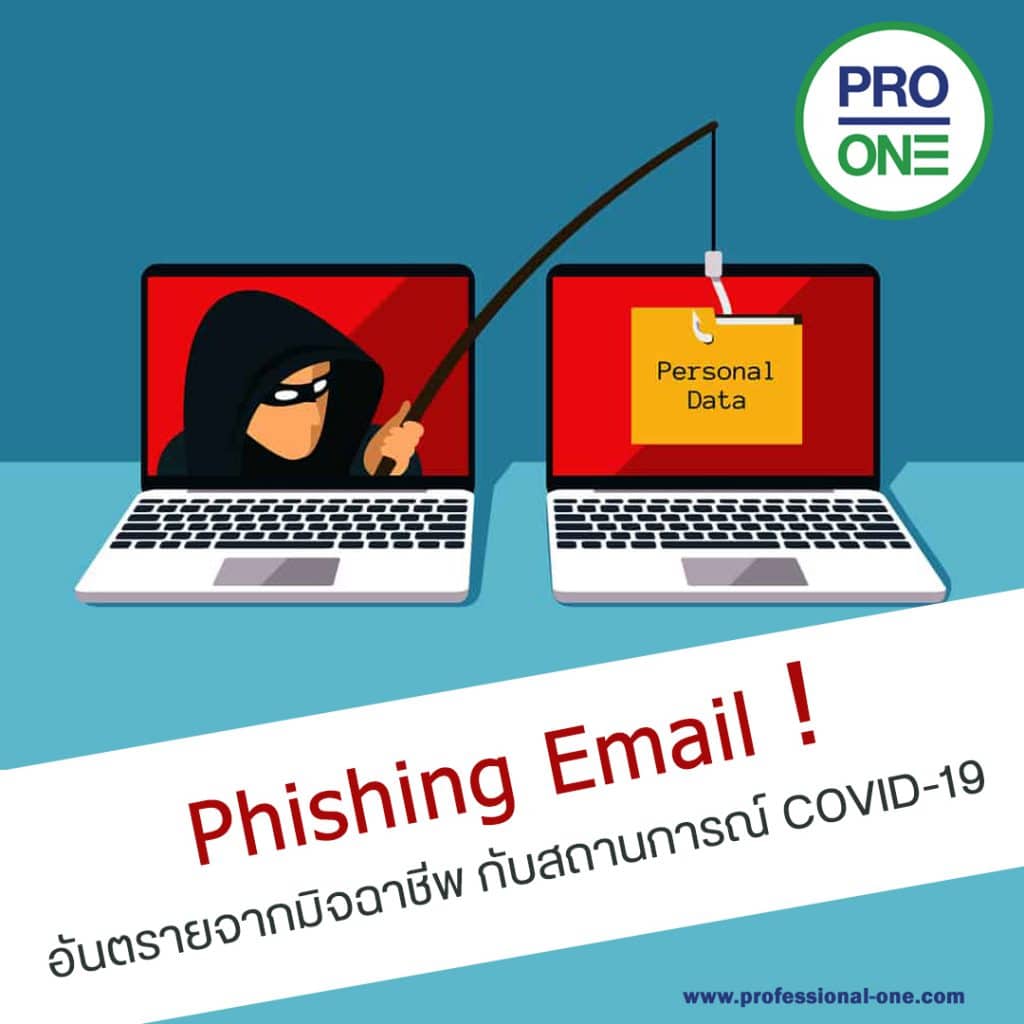 Phishing Email อันตรายจากมิจฉาชีพ – Professional One